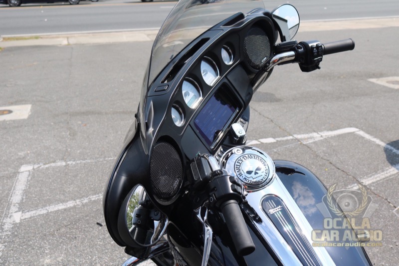 Harley Davidson Street Glide Audio Upgrade for Ocala Client